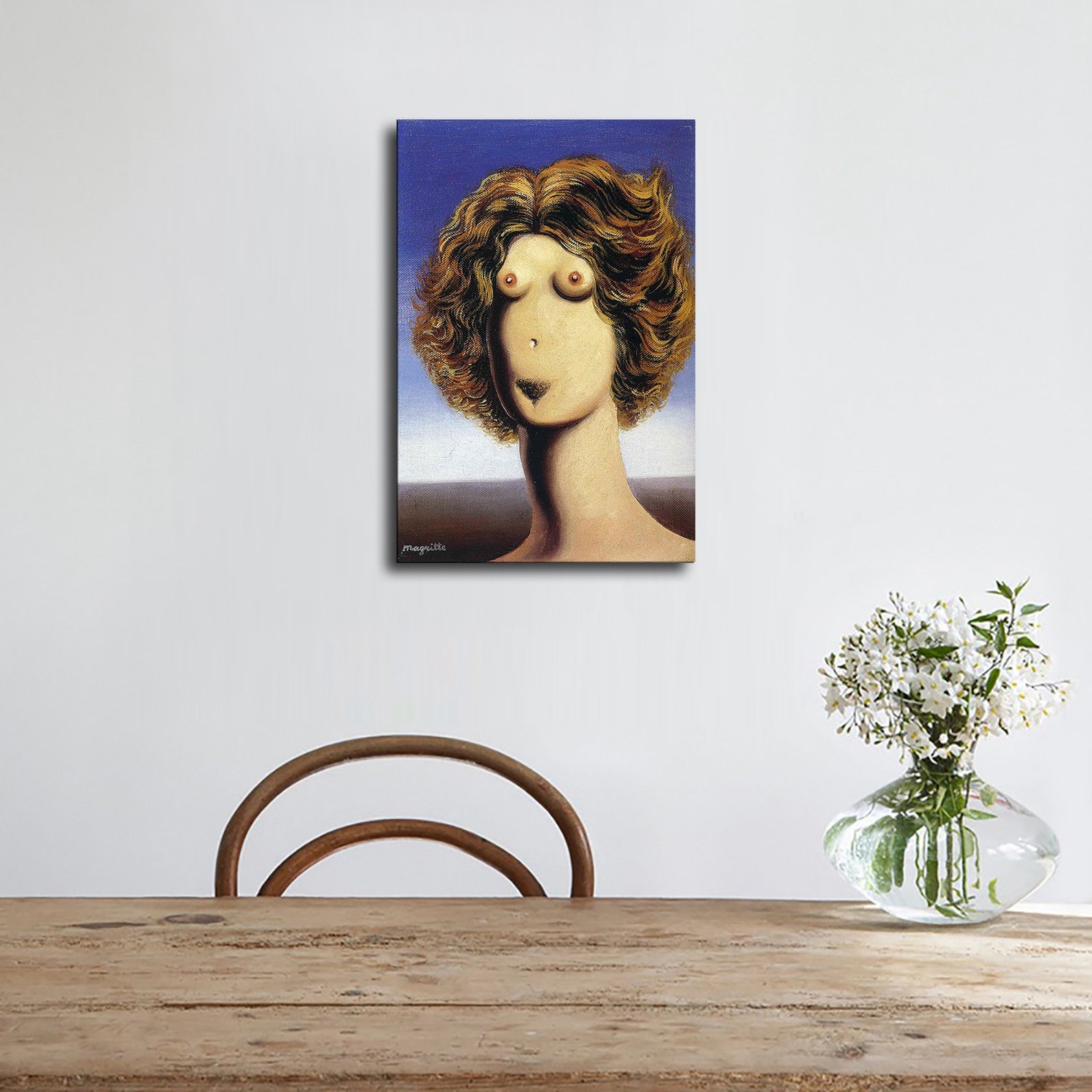 Rene Magritte Rape 1935 New HD print on Canvas | Etsy