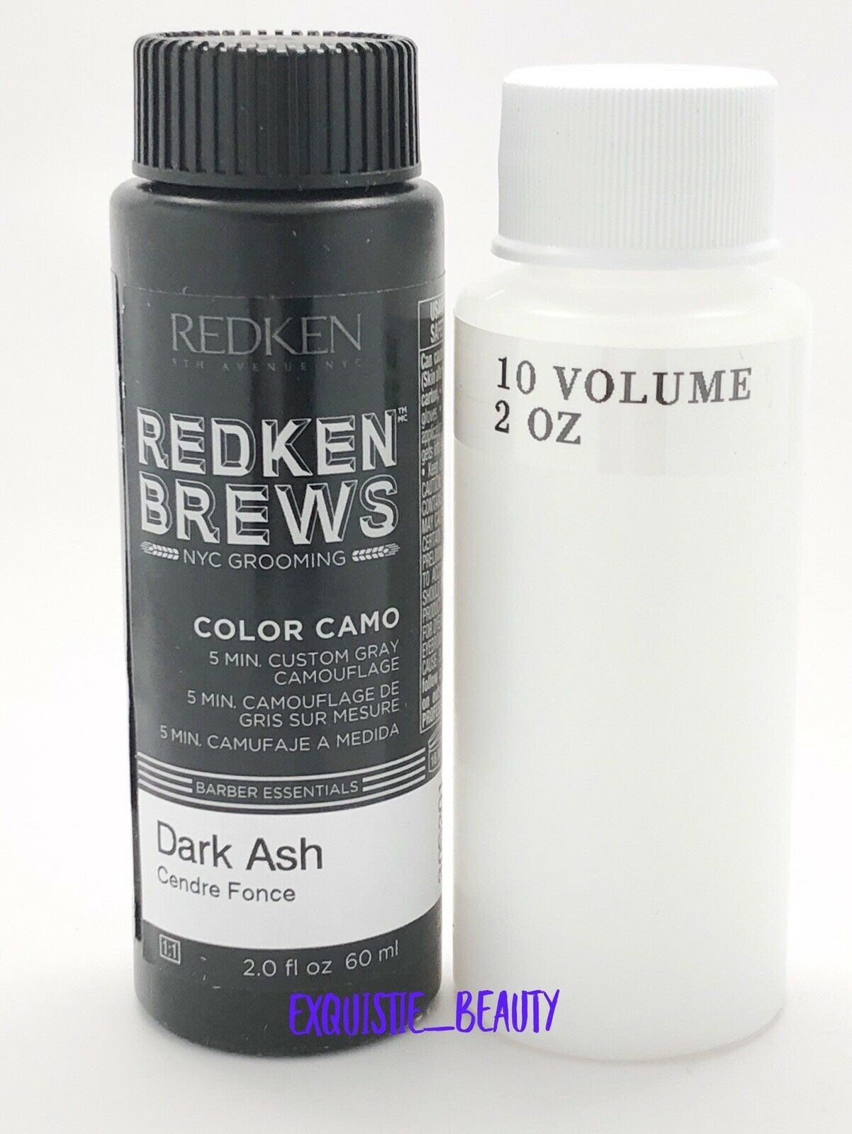 REDKEN FOR MEN 5 Minute Color Camo With Pro-oxide Developer Combo 2.0 ...