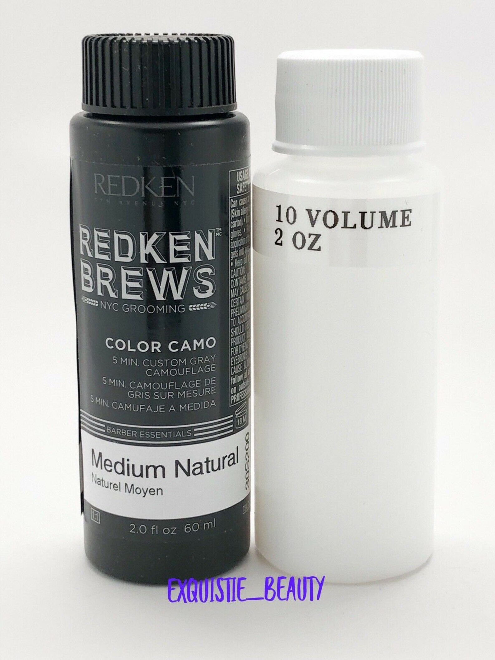 REDKEN FOR MEN 5 Minute Color Camo With Pro-oxide Developer Combo 2.0 ...