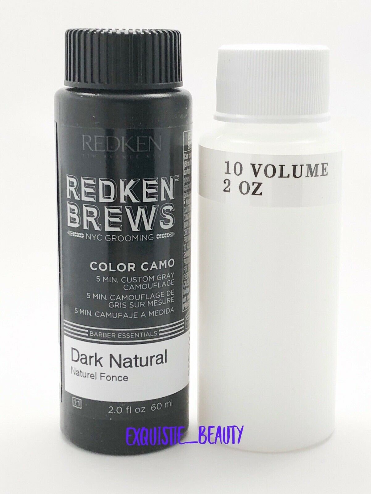 REDKEN FOR MEN 5 Minute Color Camo With Pro-oxide Developer Combo 2.0 ...