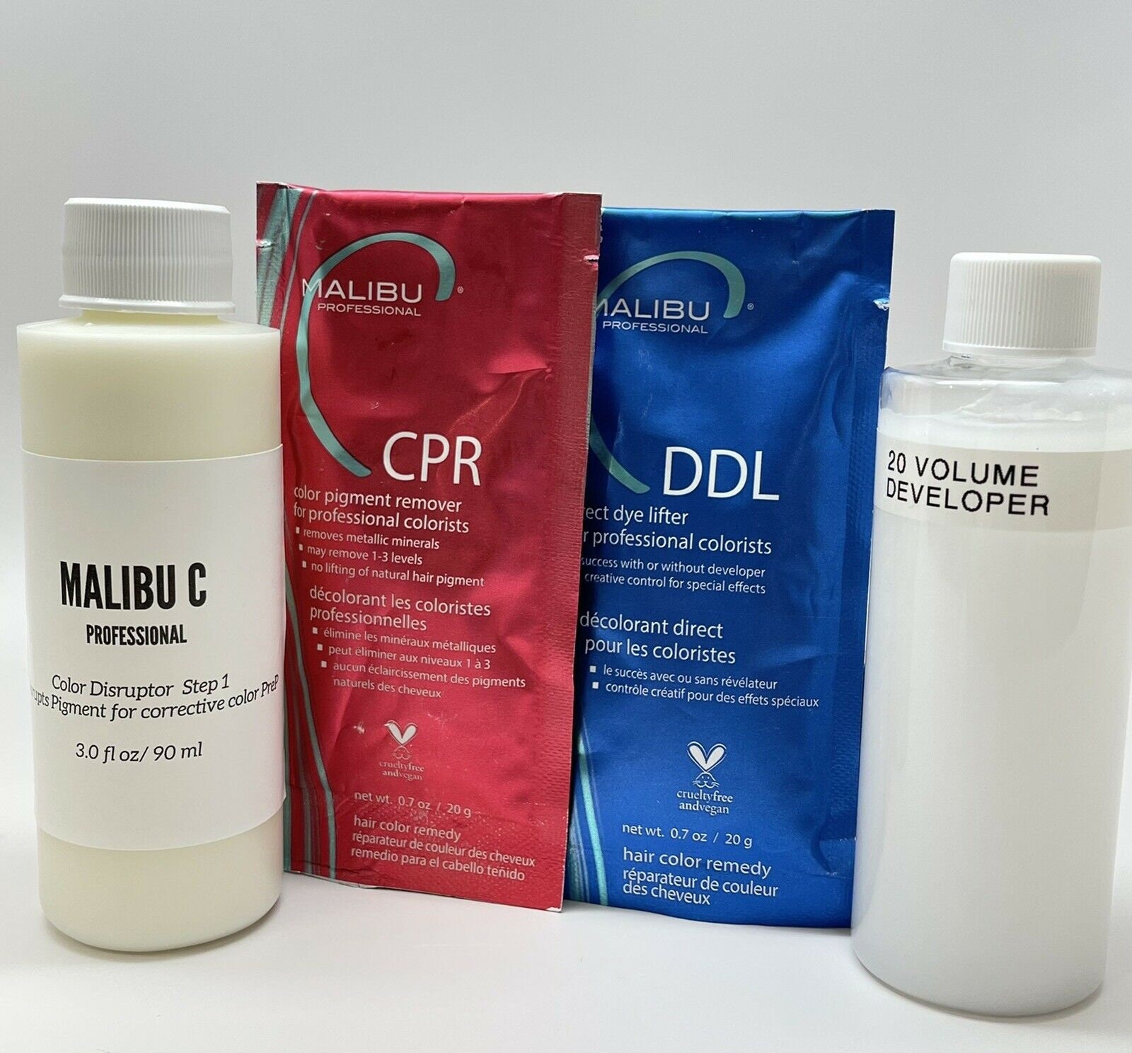 CPR Malibu Professional Color off and Hair Color Remover 3 Piece Kit - Etsy