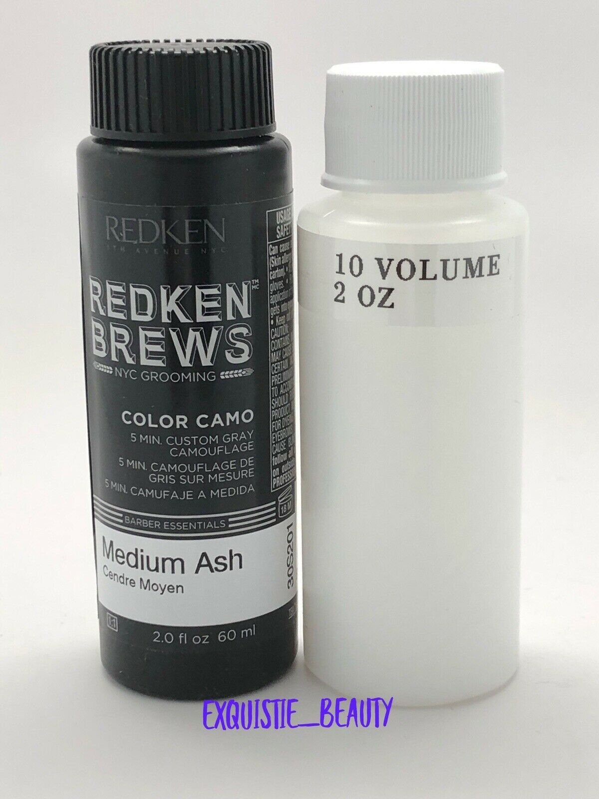 REDKEN FOR MEN 5 Minute Color Camo With Pro-oxide Developer Combo 2.0 ...
