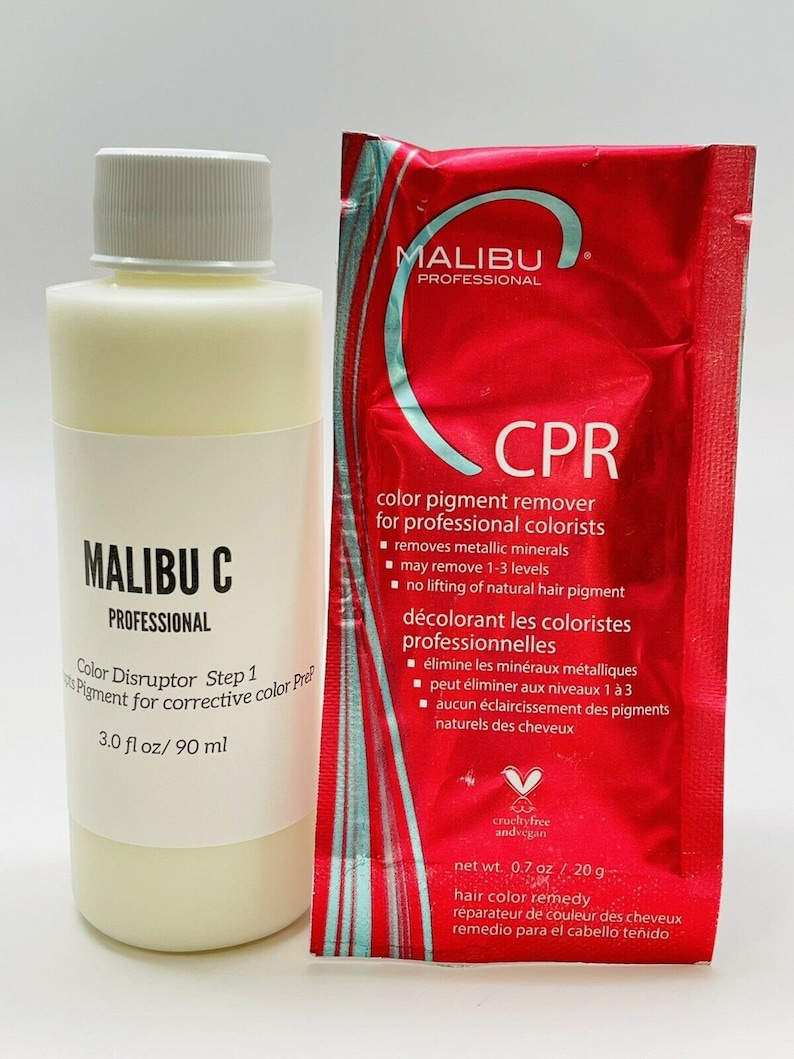 CPR Malibu Professional Color off and Hair Color Remover 3 Piece Kit - Etsy