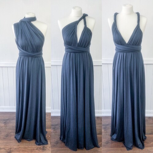 Powder Blue Multiway Infinity Bridesmaid Dress for Weddings - Etsy UK