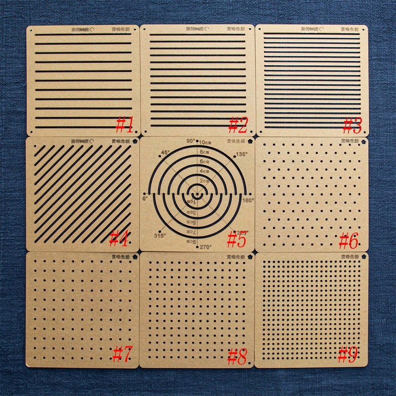 Embroidery Acrylic Stencils - Etsy