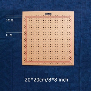 Sashiko Dot Grid Acrylic Sashiko Stencil,sashiko Embroidery Pattern ...