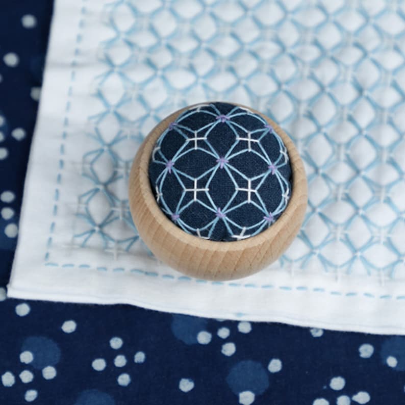 Pin Cushion,japanese-style Solid Wood Needle Base,sashiko Needle,solid ...
