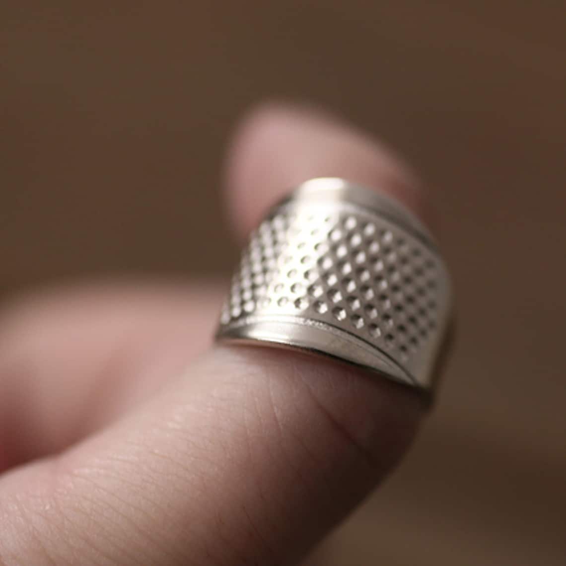 Sashiko Thimble,adjustable Ring Thimble,thimble Ring,thimble Finger ...