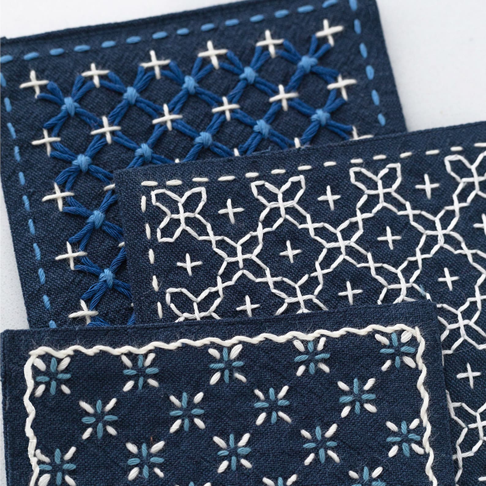 Sashiko Kit,pre-printed Pattern,sashiko Material Packaging,diy Gifts ...