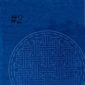 Sashiko Kit,pre-printed Pattern,japanese Traditional Pattern,sashiko ...