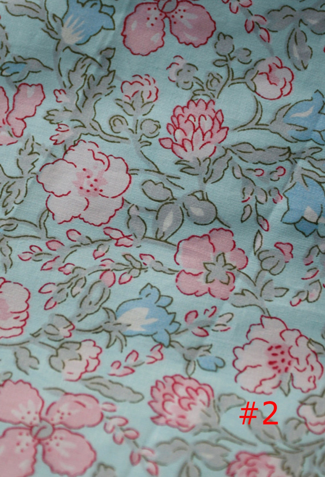 Twill Cotton Printed Fabricsewing Fabricidyllic Floral - Etsy
