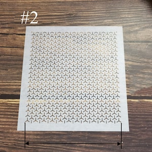 Sashiko Stencil,sashiko Embroidery Pattern,japanese Traditional Pattern ...
