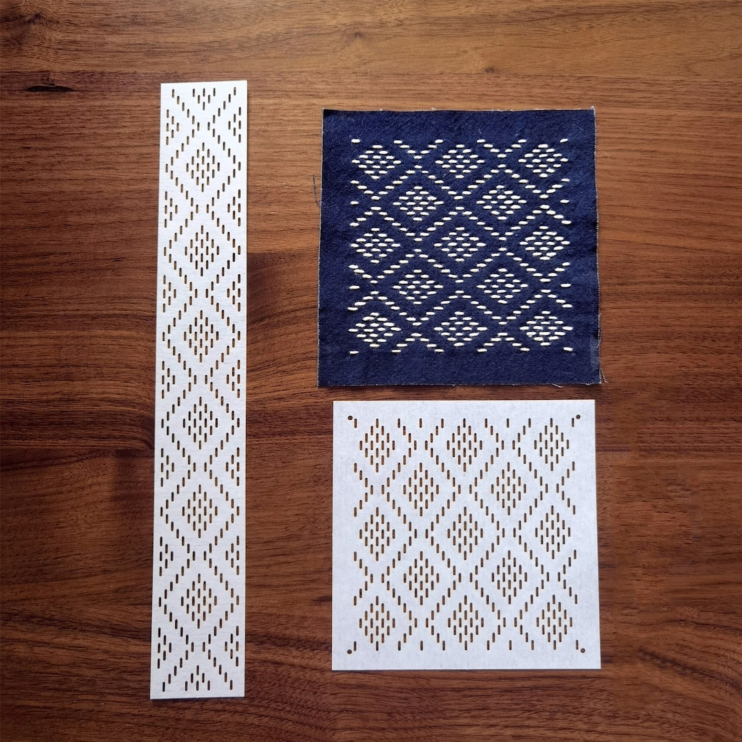 Sashiko Stencil,sashiko Embroidery Pattern,janpanses Style Stitch Mold ...