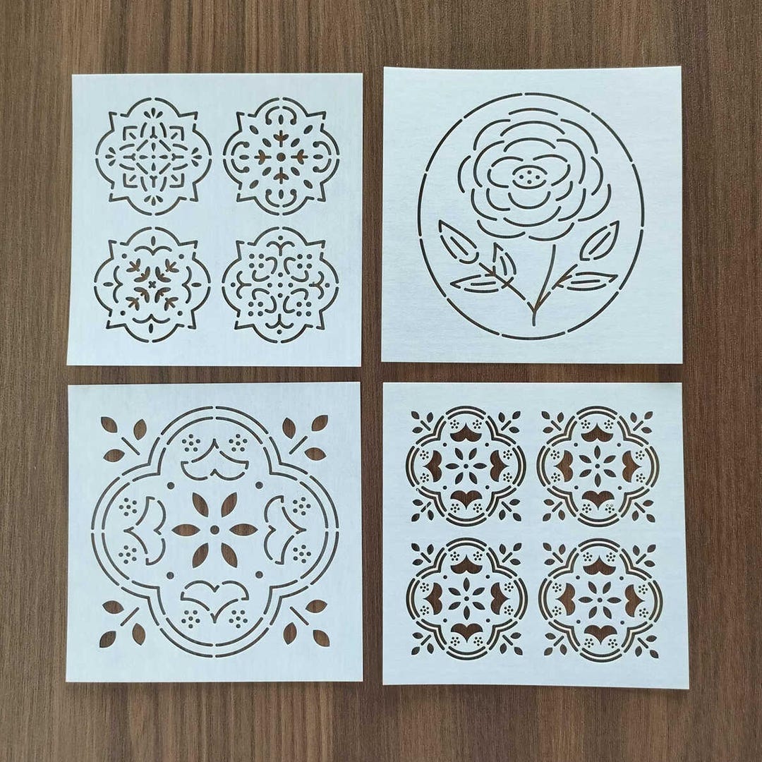 Sashiko Stencil,sashiko Embroidery Pattern,quilt Stitch Mold,coaster ...