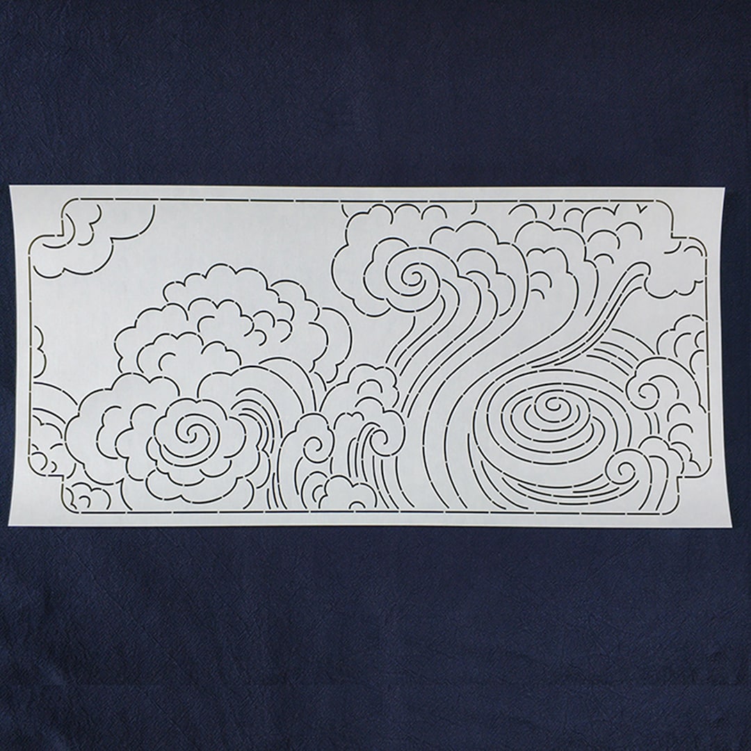 Sashiko Stencil,sashiko Embroidery Pattern,quilt Stitch Mold,50*23cm/20 ...