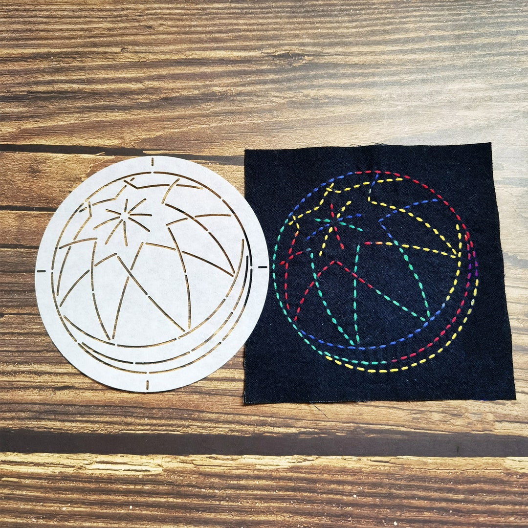 Sashiko Stencil,sashiko Embroidery Pattern,japanese Traditional Pattern ...