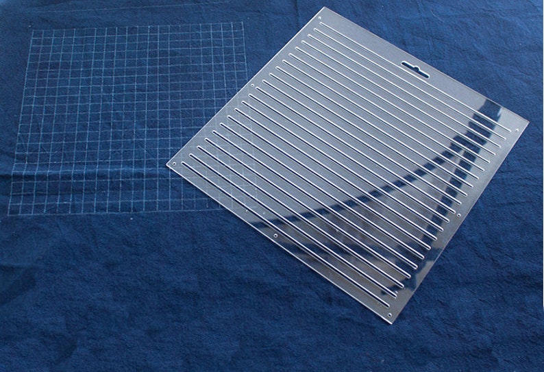 Sashiko Dot Grid Acrylic Sashiko Stencilsashiko Embroidery | Etsy