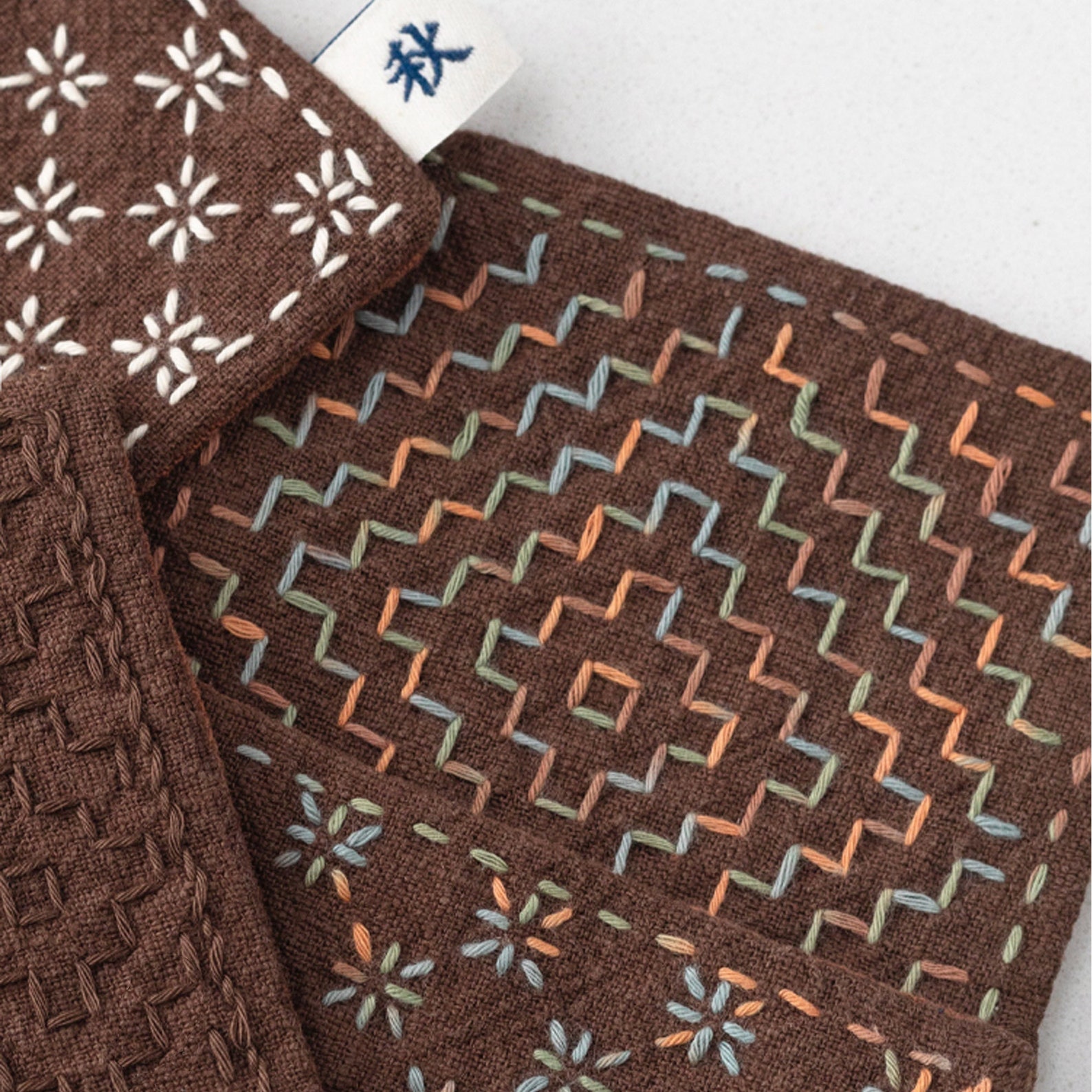 Sashiko Kit,pre-printed Pattern,sashiko Material Packaging,diy Gifts ...