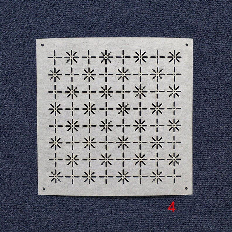 Sashiko Stencil,sashiko Embroidery Pattern,japanese Traditional Pattern ...