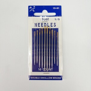 Sashiko Needles,embroidery Needles,gold Tail Japanese Hand Sewing Tools ...