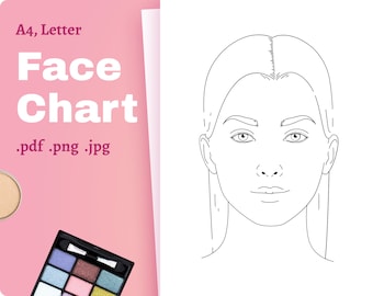 Face Chart Printable | Etsy