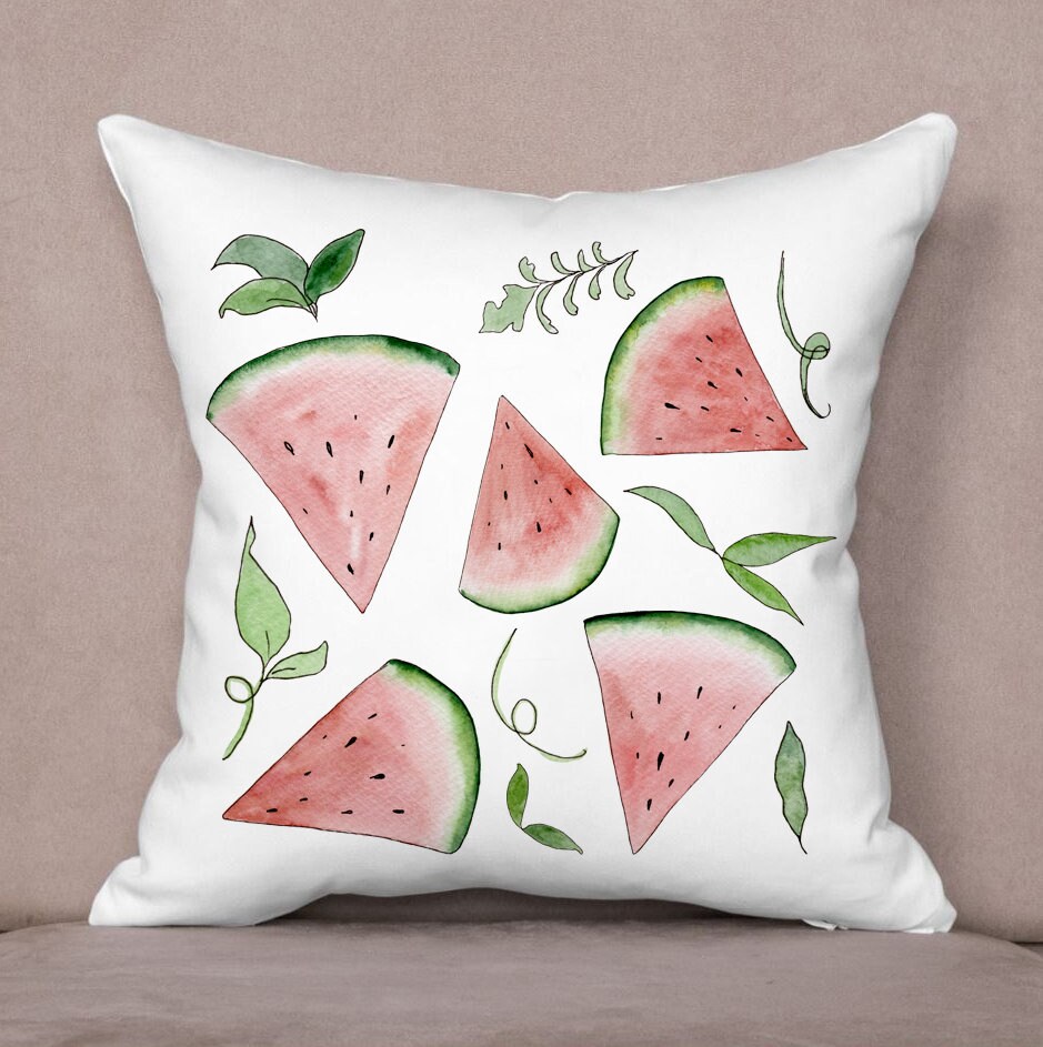 Hand-painted Watermelon Clipart Watercolor Fruits Clipart - Etsy