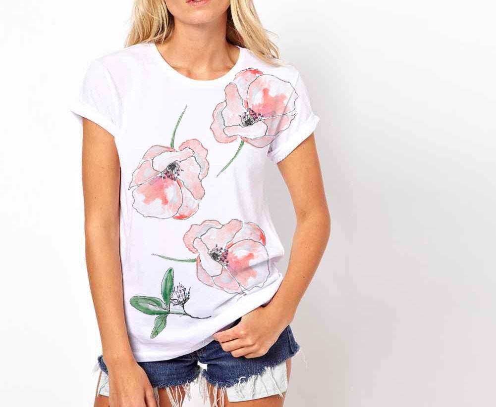 Floral Clipart, Flower, Watercolor Flowers, Watercolor Clipart, Set ...