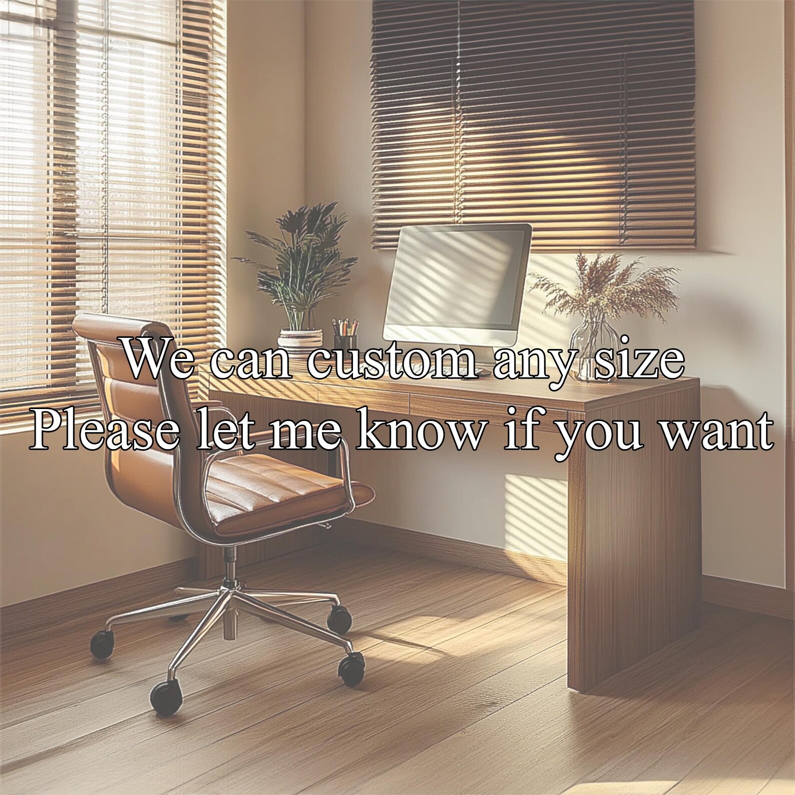 Modern Solid Wood Writing Desk, Minimalist Wooden Office Desk With ...