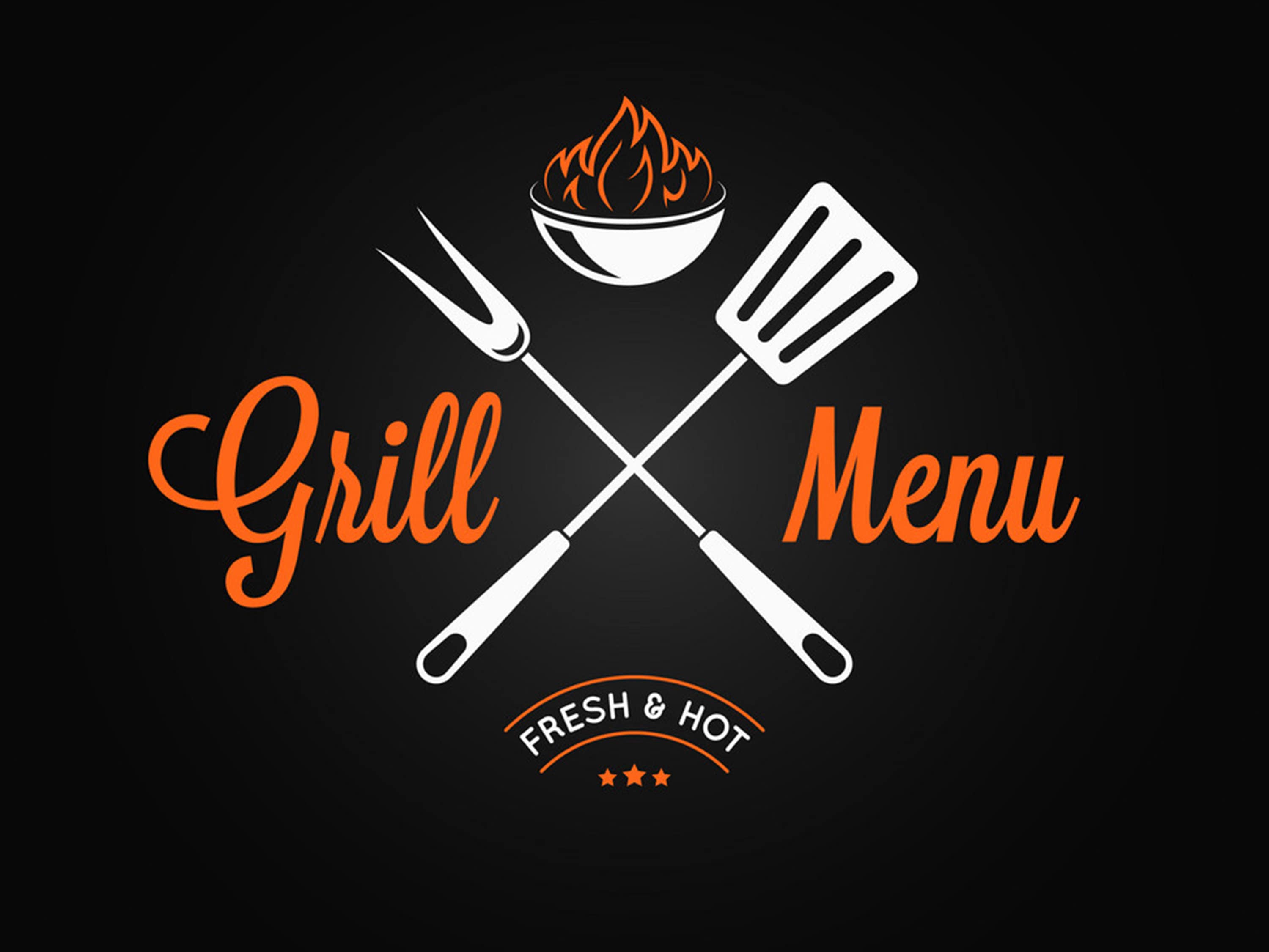 GRILL LOGO DESIGN, Custom Professional Grill Logo Design. Unique Grill ...