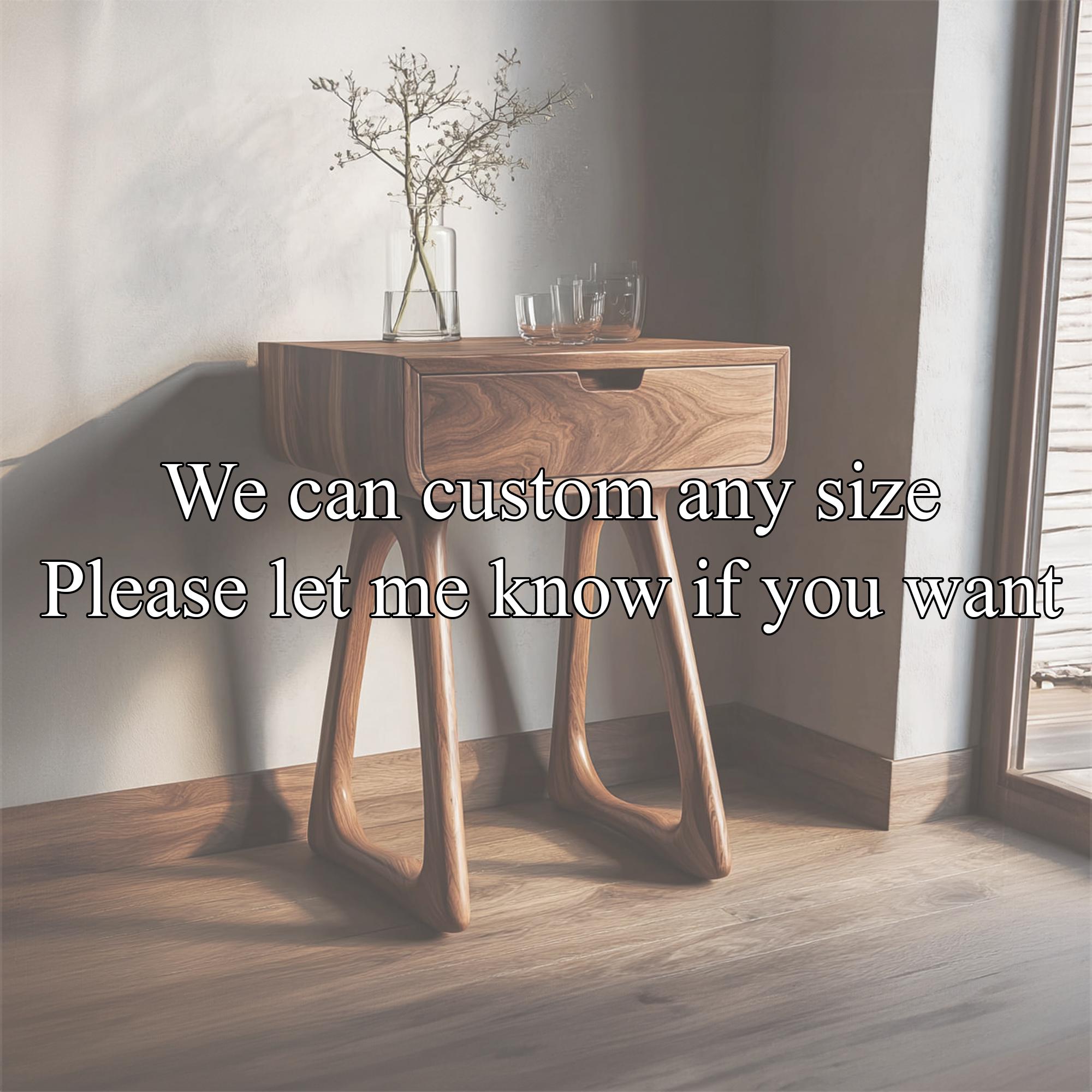 Rustic Console Cabinet Natural Wood Small Storage Cabinet Handmade Wood ...