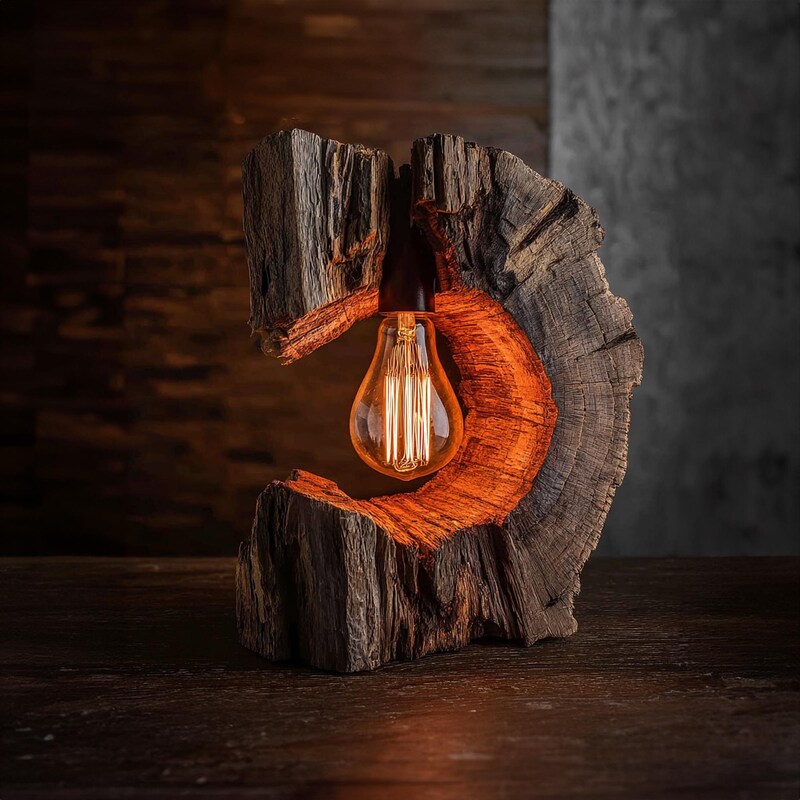 Live Edge Lighting - Etsy