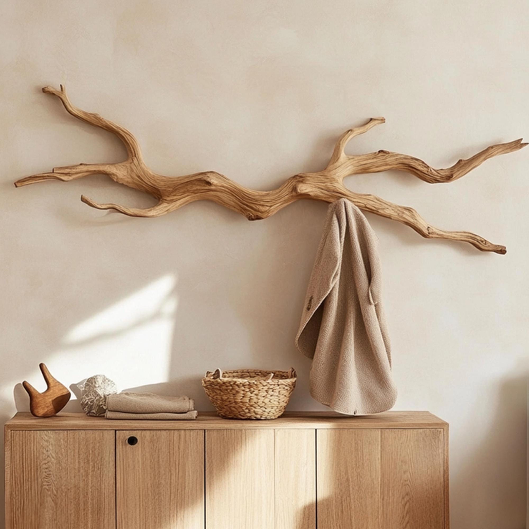 Custom Wooden Coat Rack Wall Mounted Coat Rack Jacket Hanger Unique ...