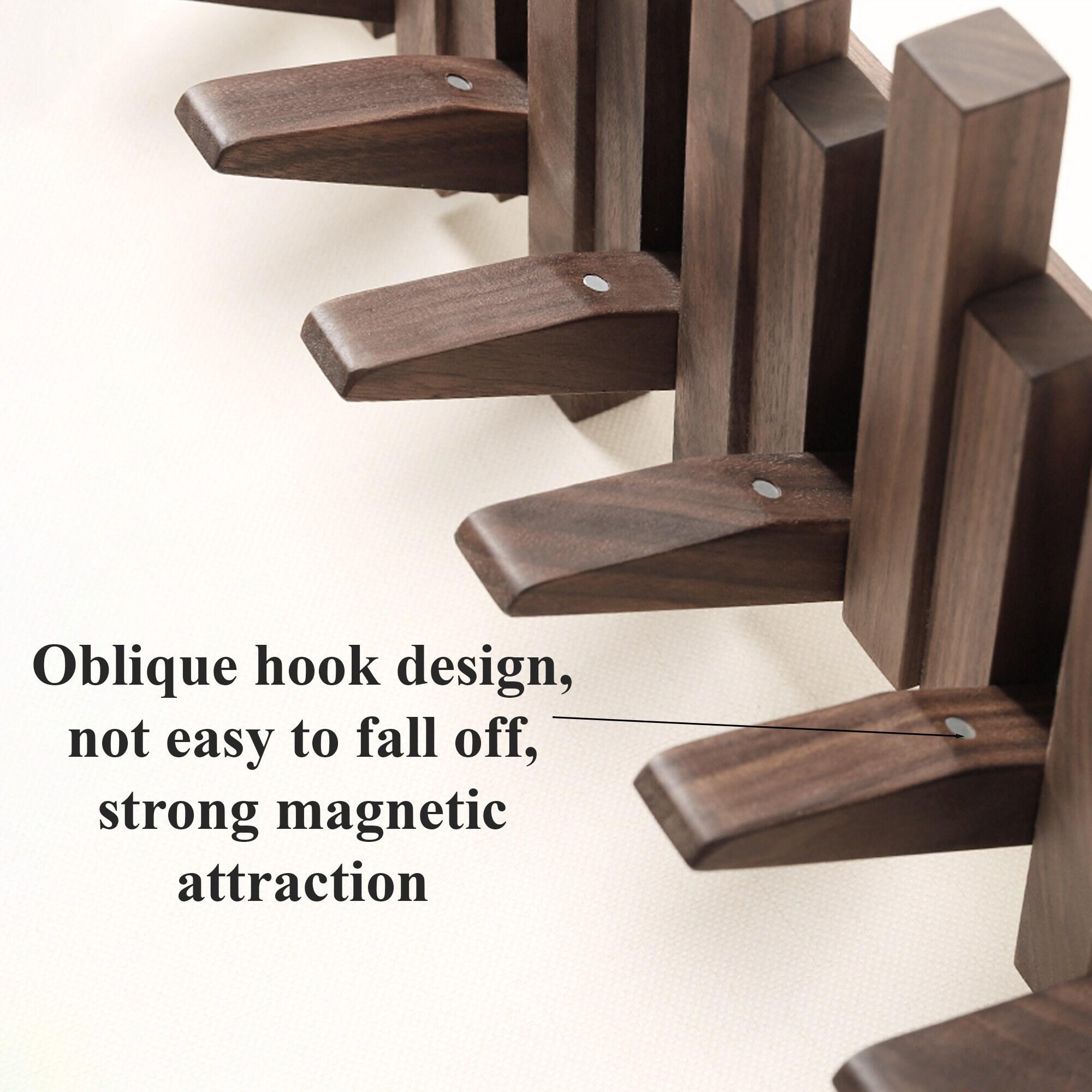 Wood Piano Key Coat Rack Rustic Hooks Wood Towel Rack Hanging Clothes ...