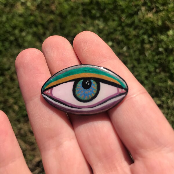 Eyeball Pin - Etsy