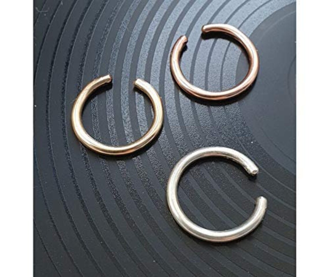 14gauge Small or Big Ear Cuff Fake Conch Piercing Ear - Etsy