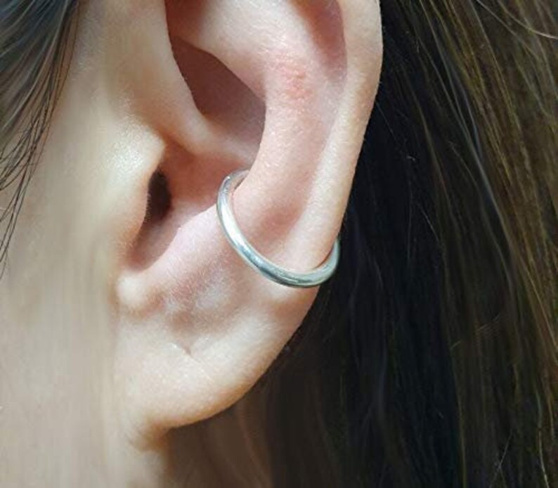 14gauge Small or Big Ear Cuff Fake Conch Piercing Ear - Etsy