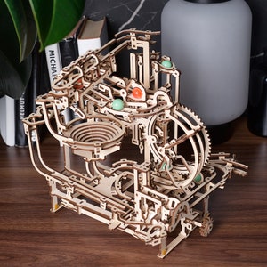 Marble Run Stepped Hoist 3D Wooden Logic Puzzle for Adults - Etsy