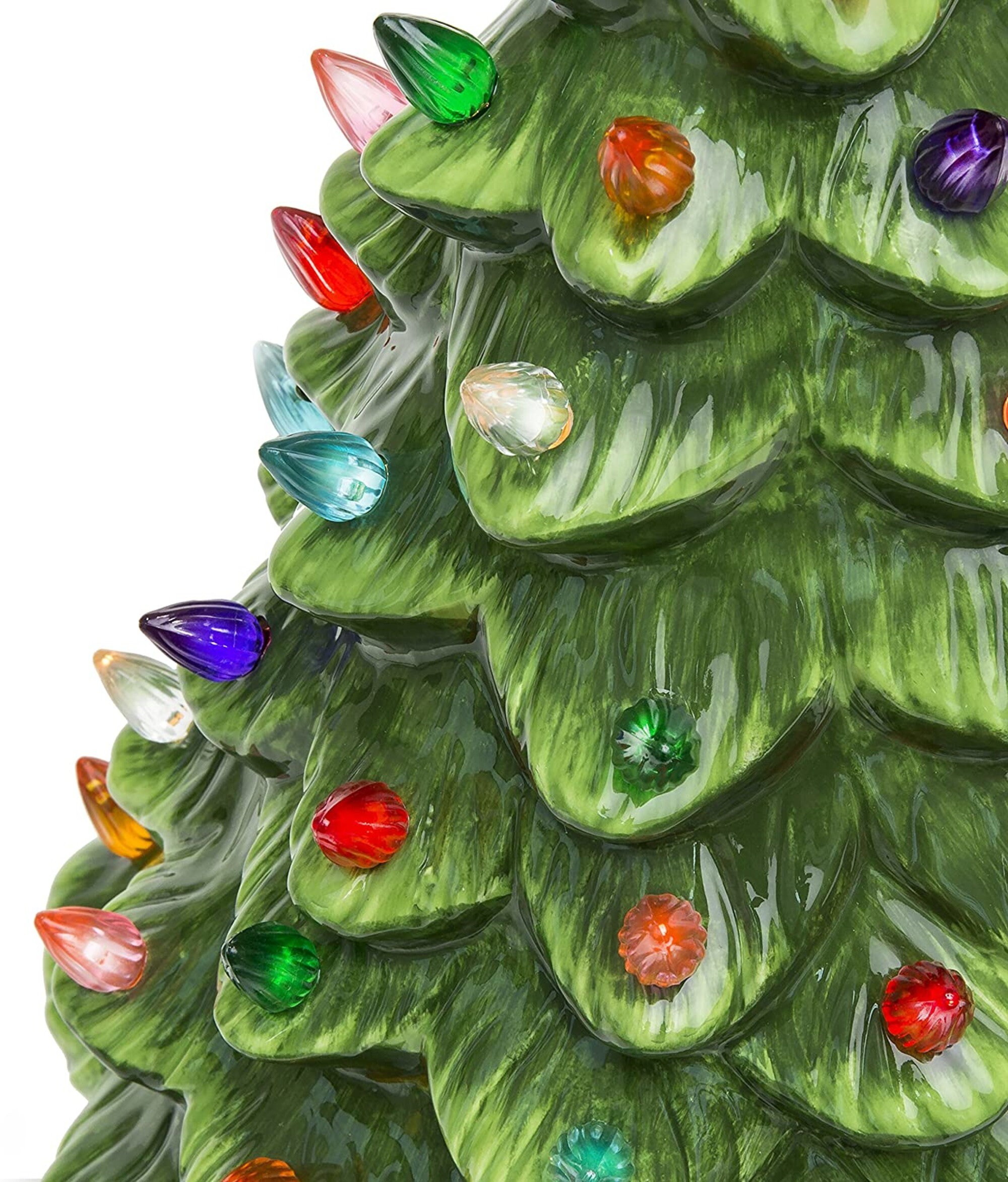 Christmas Ceramic Christmas Tree Hand-painted Small Ceramic - Etsy