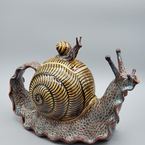Ceramic Snail Teapot - Etsy