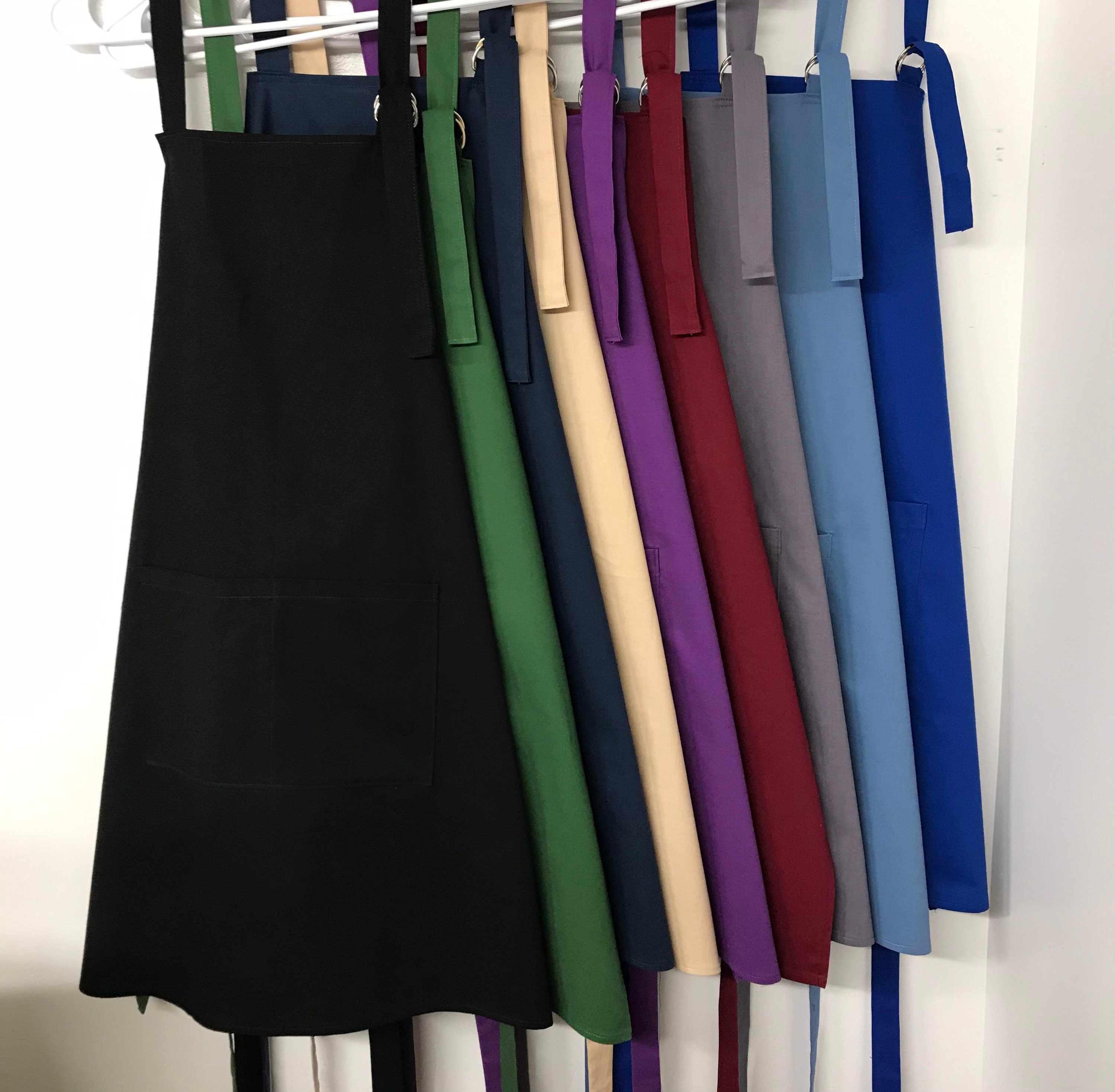 Adjustable Two Pockets Bib Apron - Etsy