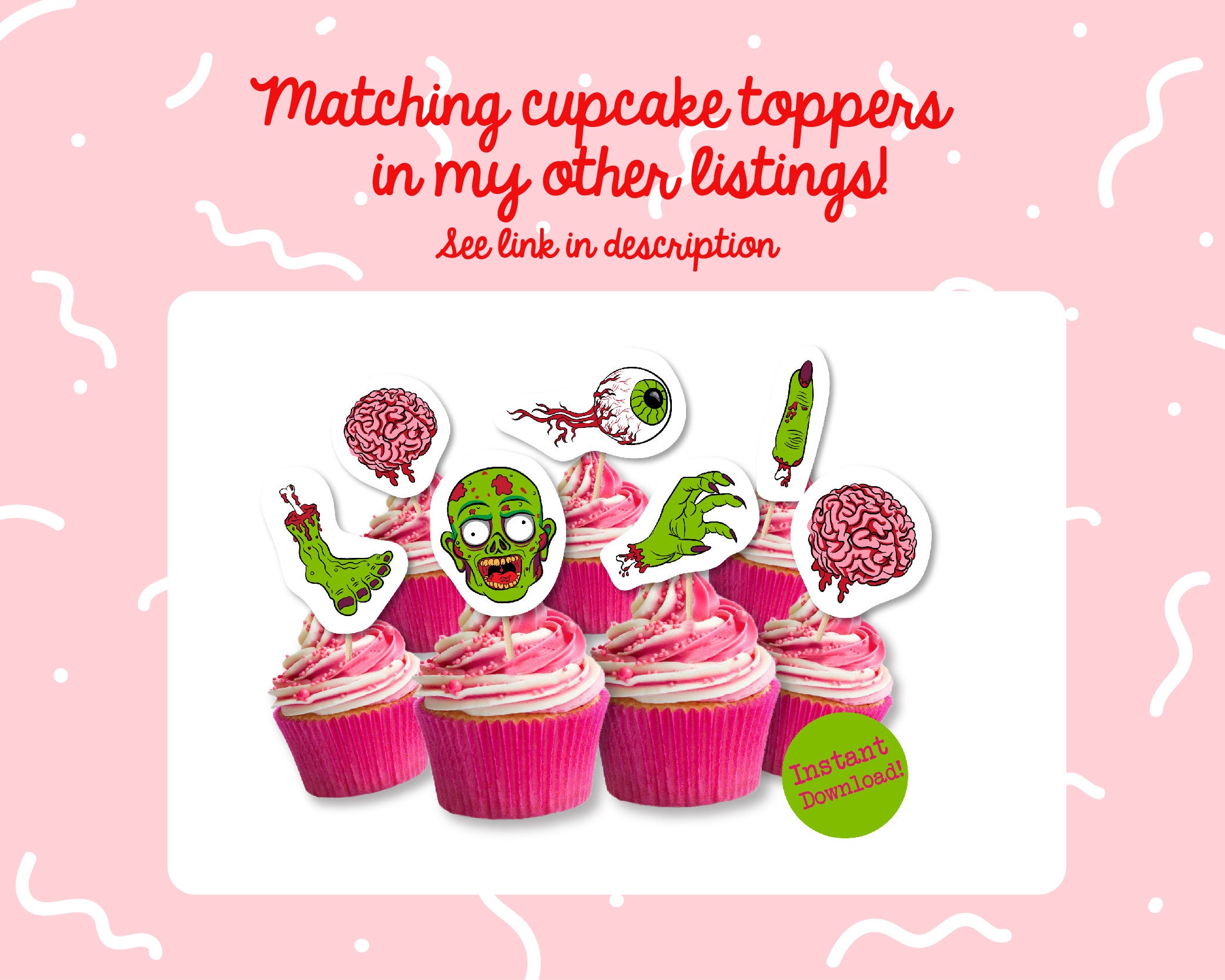 Zombie Banner Zombie Body Parts Zombie Apocalypse Zombie - Etsy