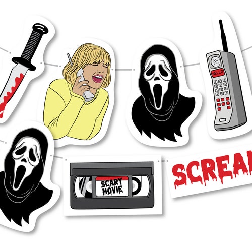 Scream Birthday Invitation Scream Movie Ticket Scream Movie - Etsy UK