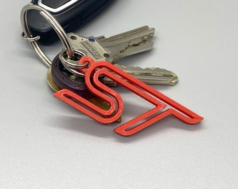 ST Keychain Carbon Fiber - Etsy