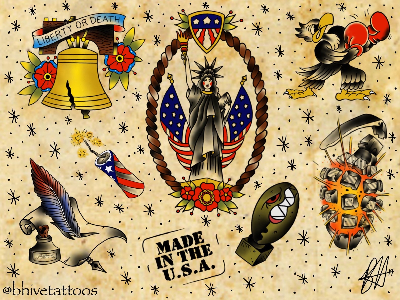 USA Traditional Flash Sheet - Etsy