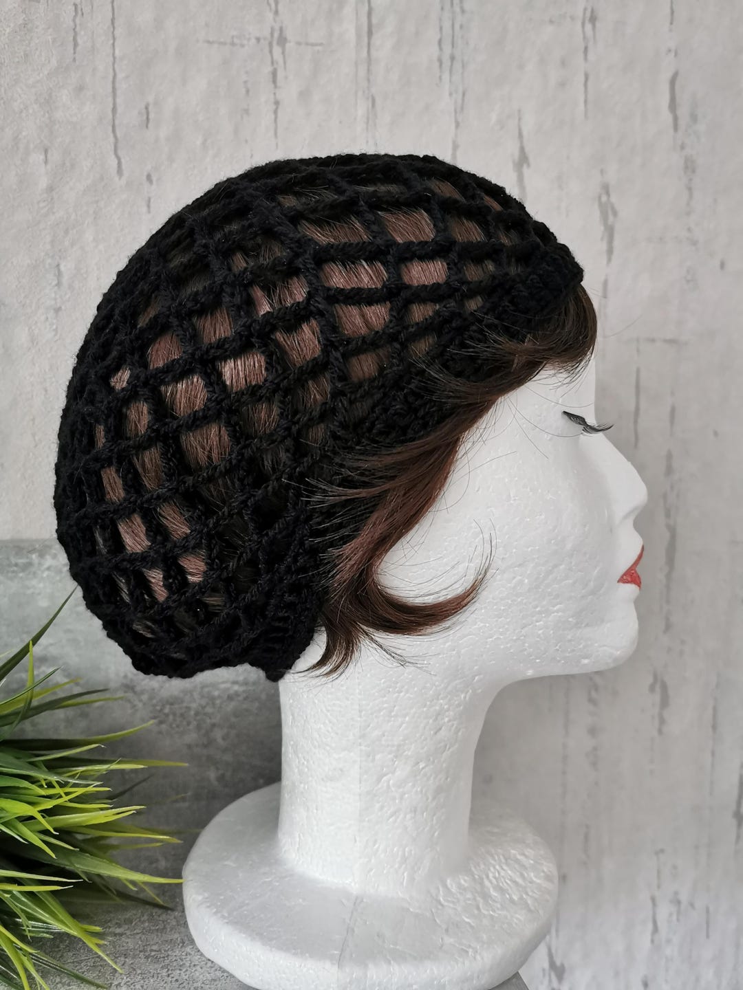 Beret, Spiderweb Beret, Dreadlocks, Spiderweb Beret, Hippie, Black Net ...