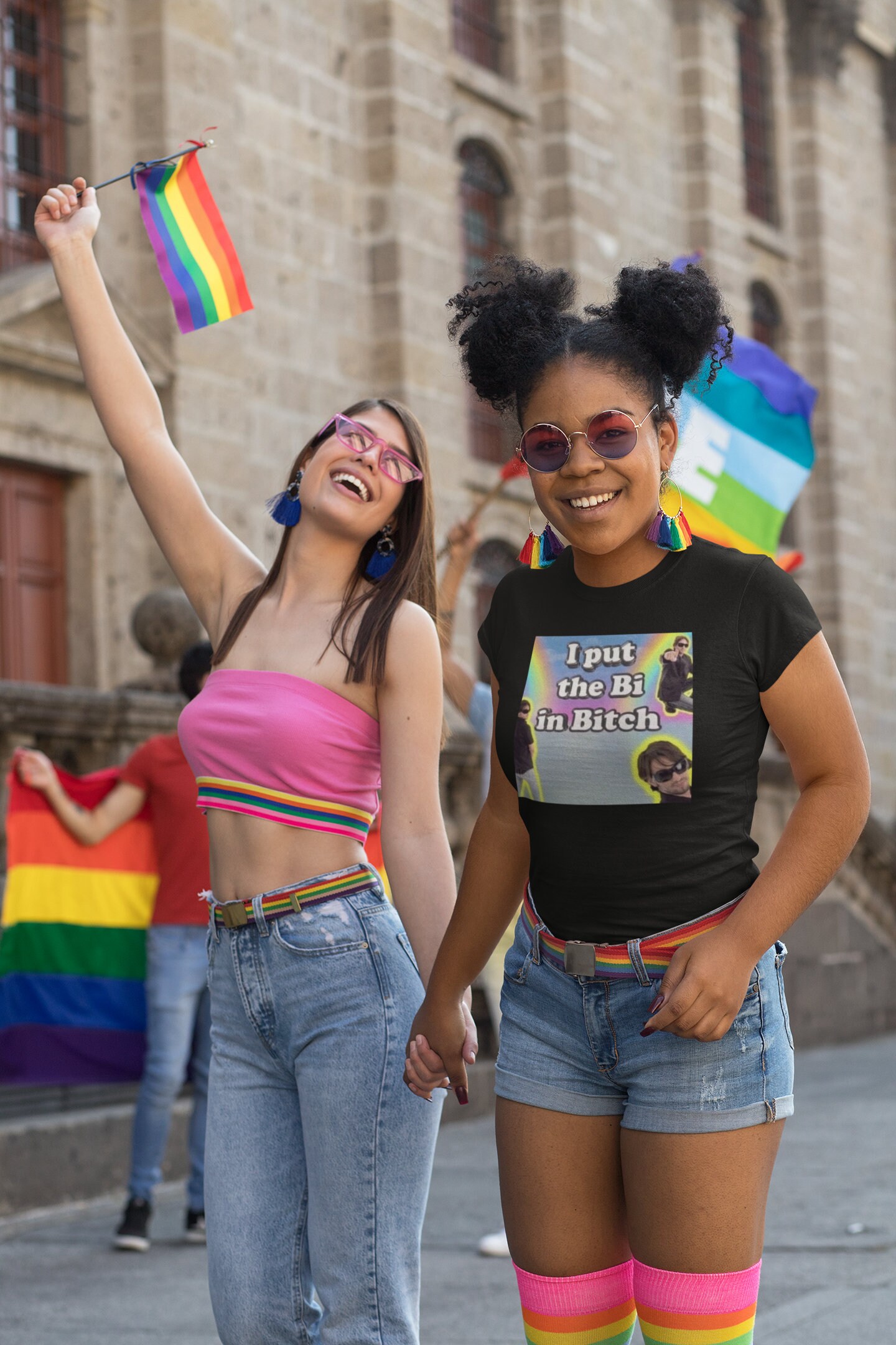 Bi Pride Shirt Bi Pride Bisexual Pride Clothing Lgbt Etsy
