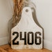 Farmhouse Decor Cow Tag Wall Decor Cow Ear Tag Decor Laser - Etsy
