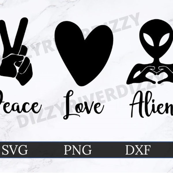 Alien Head Svg - Etsy