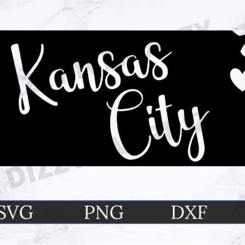 Kansas Stacked Wavy SVG DXF JPG Png Eps Cricut Silhouette Cut - Etsy