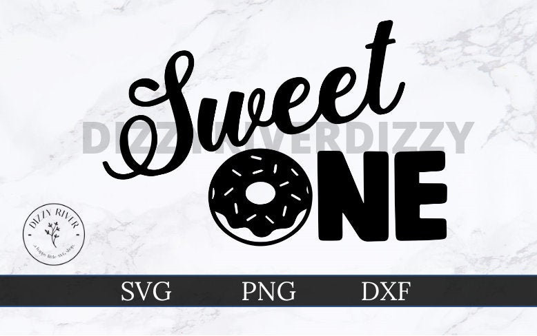 Sweet One SVG DXF PNG Cricut Cut File Silhouette Cut - Etsy